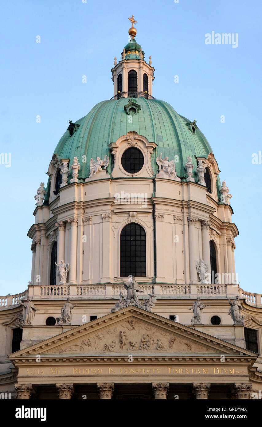 Karlskirche Church in Vienna, Austria Stock Photo - Alamy