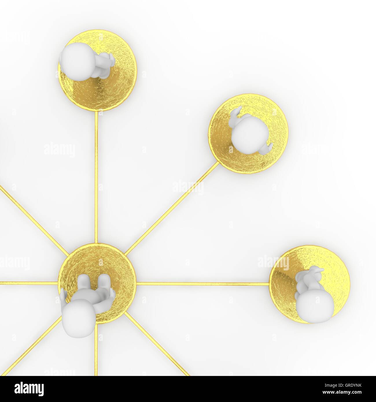 golden network 2 Stock Photo - Alamy