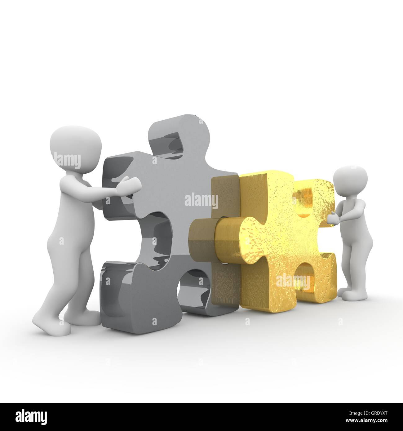 Puzzles push 2 Stock Photo - Alamy