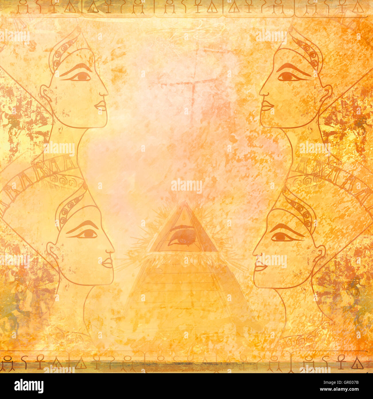 Pyramid eye hi-res stock photography and images - Alamy