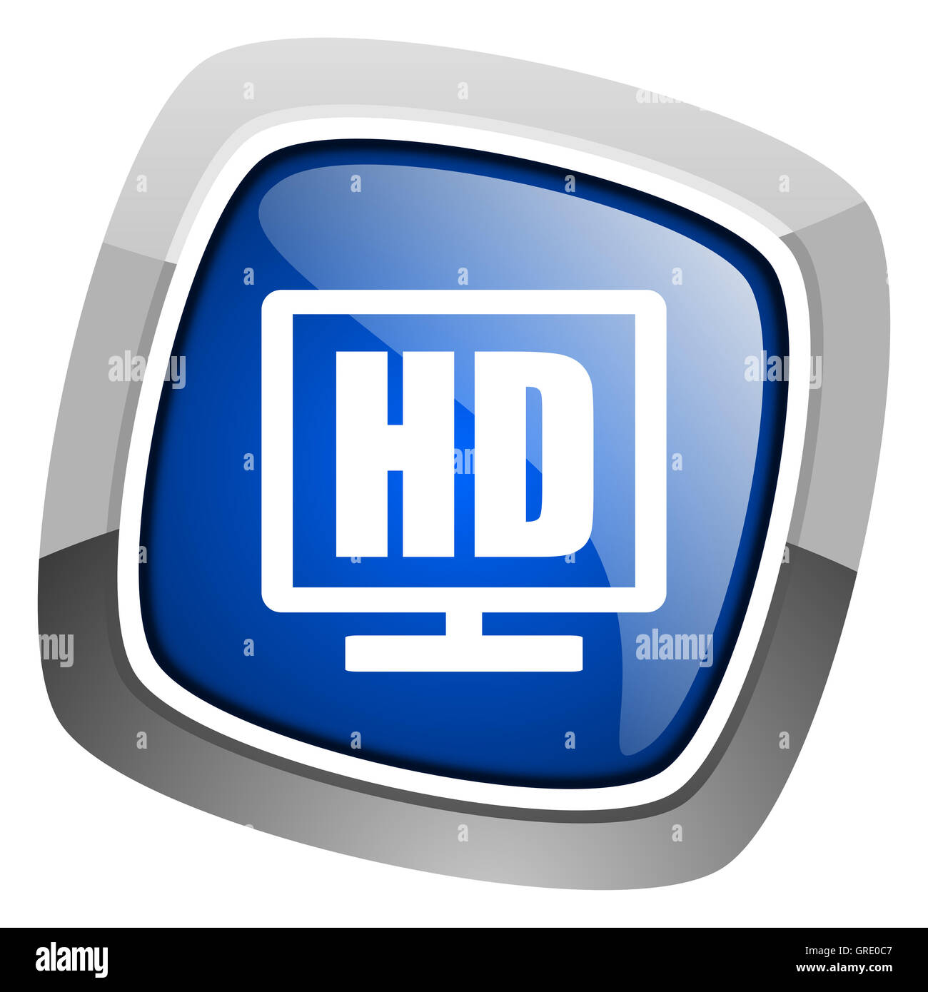 hd display icon Stock Photo - Alamy