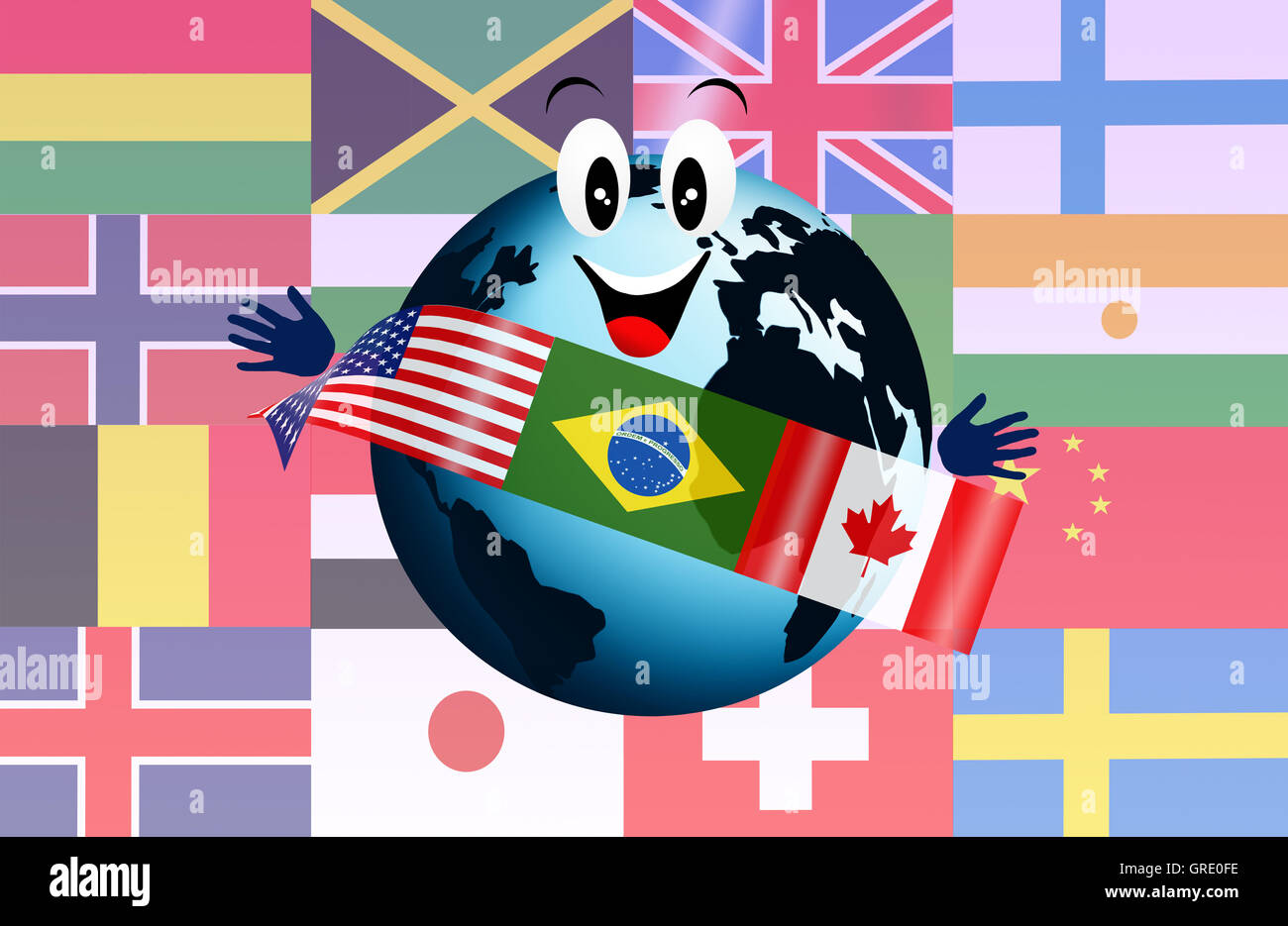 World languages map hi-res stock photography and images - Alamy