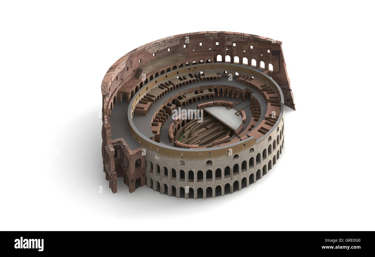 Gladiators rome colosseum Cut Out Stock Images & Pictures - Alamy