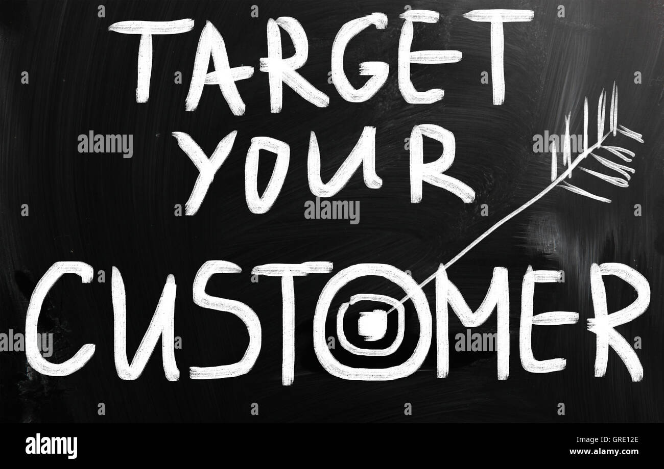 Target your customers Stock Photo - Alamy