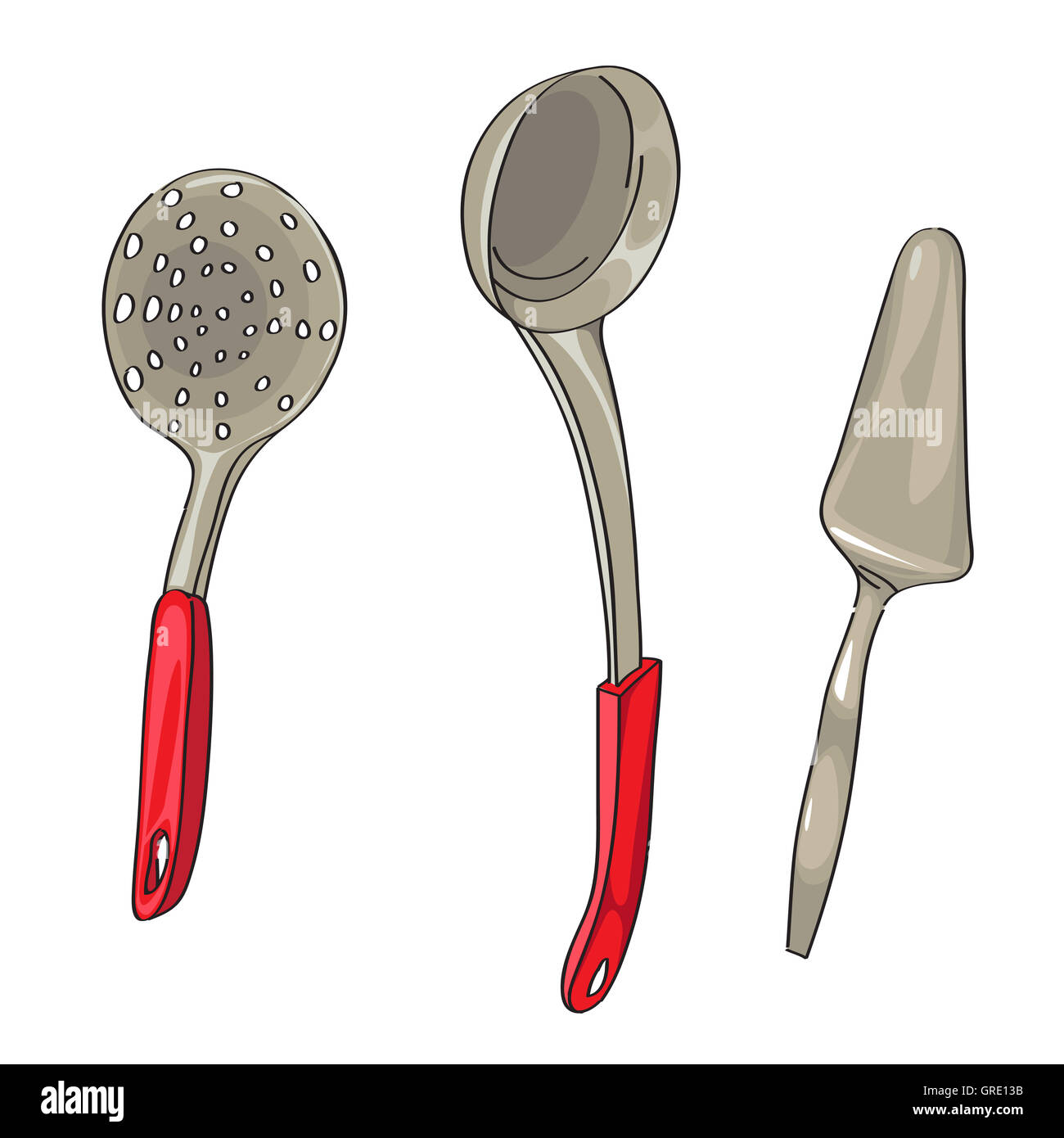 Ladles collection hi-res stock photography and images - Alamy
