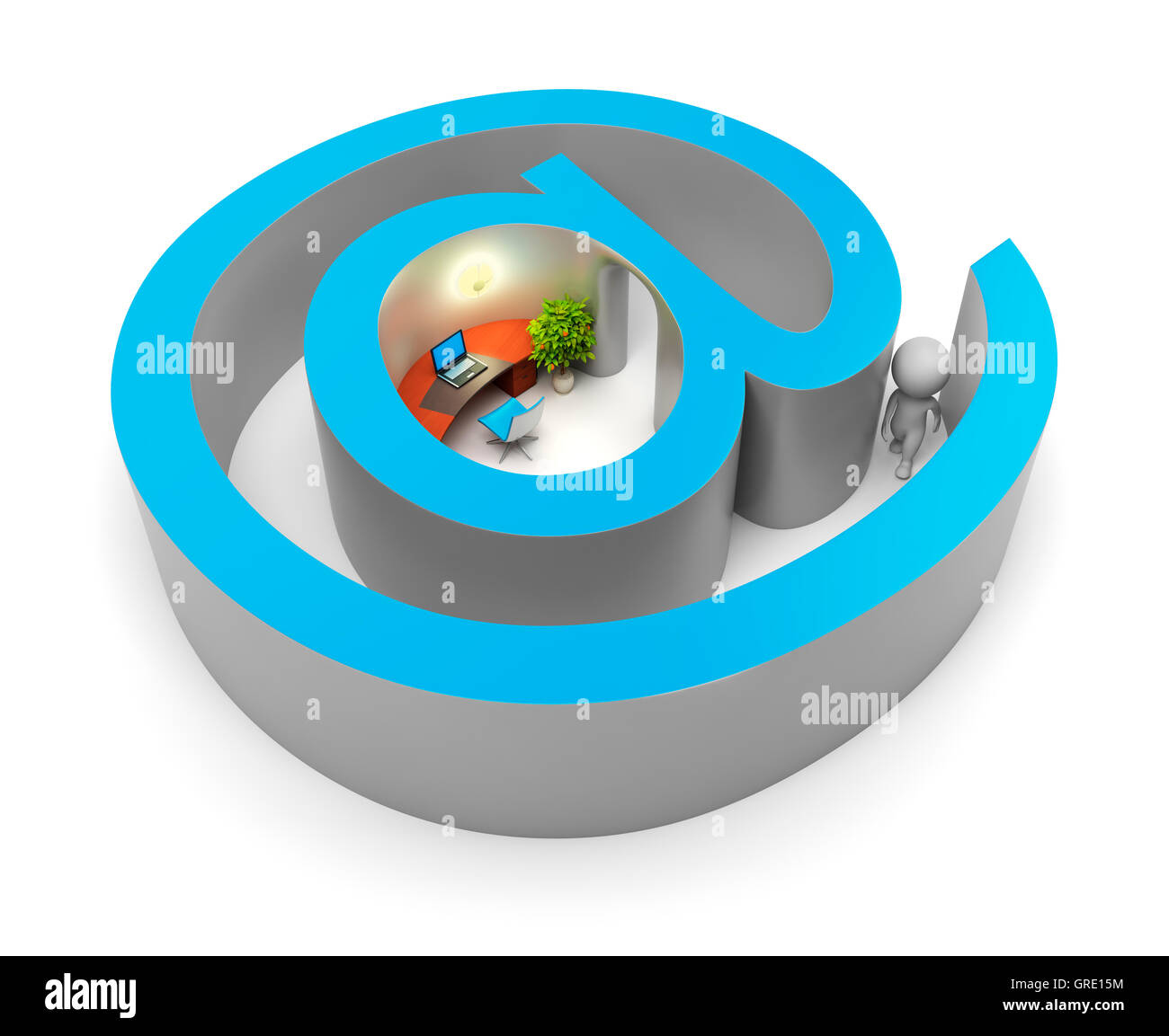 3d small people - input in Internet Stock Photo - Alamy