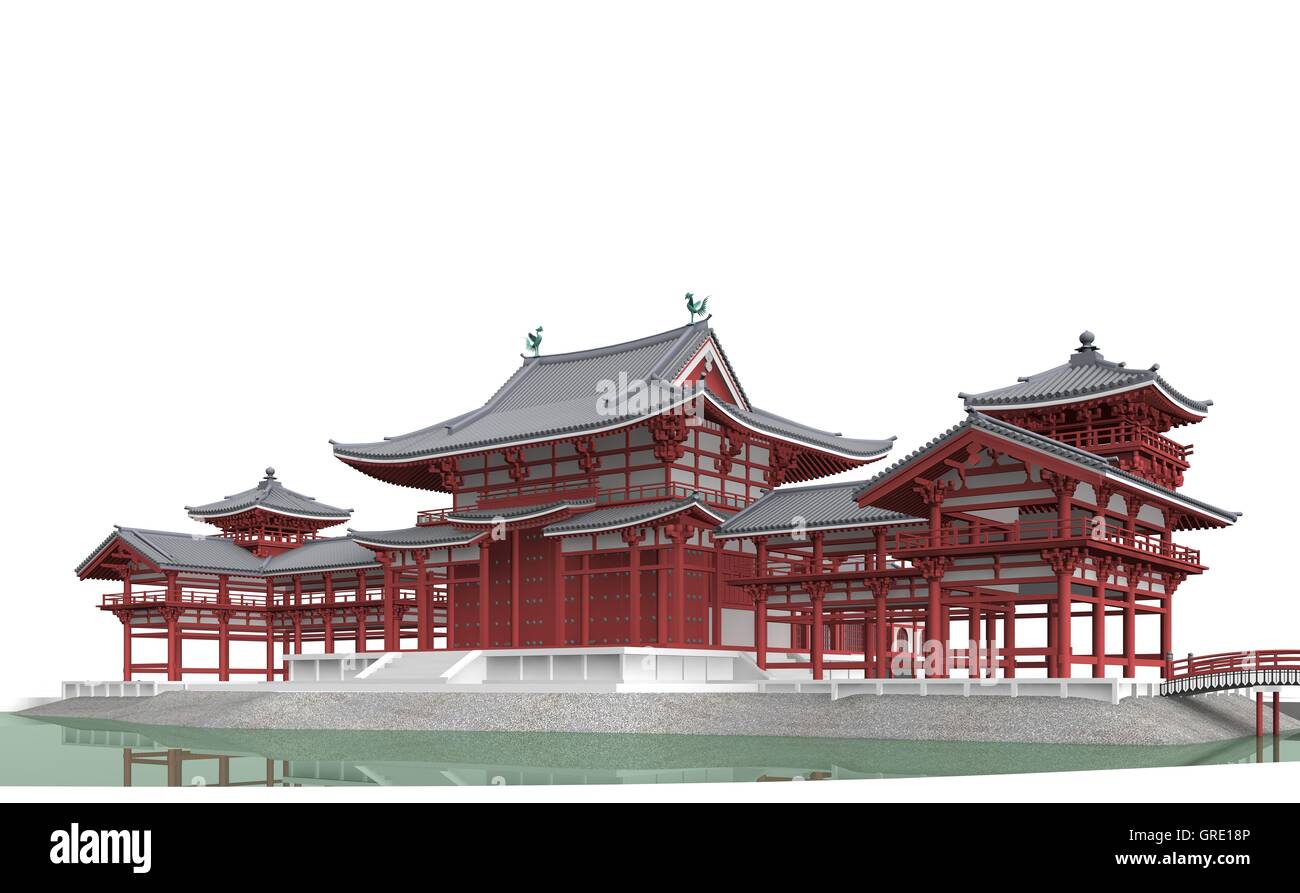 Byodo in temple buddha japan hi-res stock photography and images - Alamy