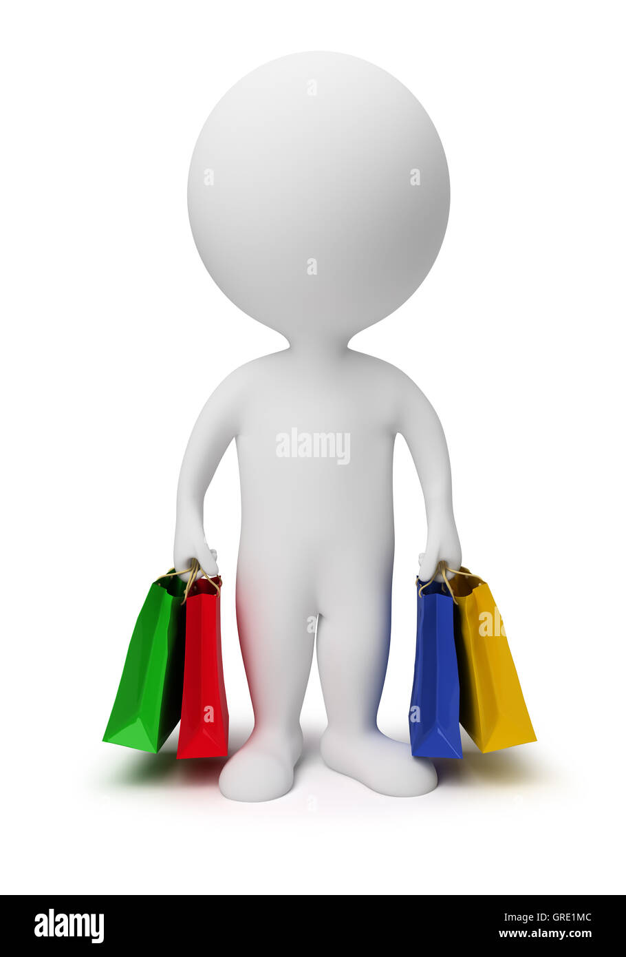 3d shopping cart bags Cut Out Stock Images & Pictures - Alamy