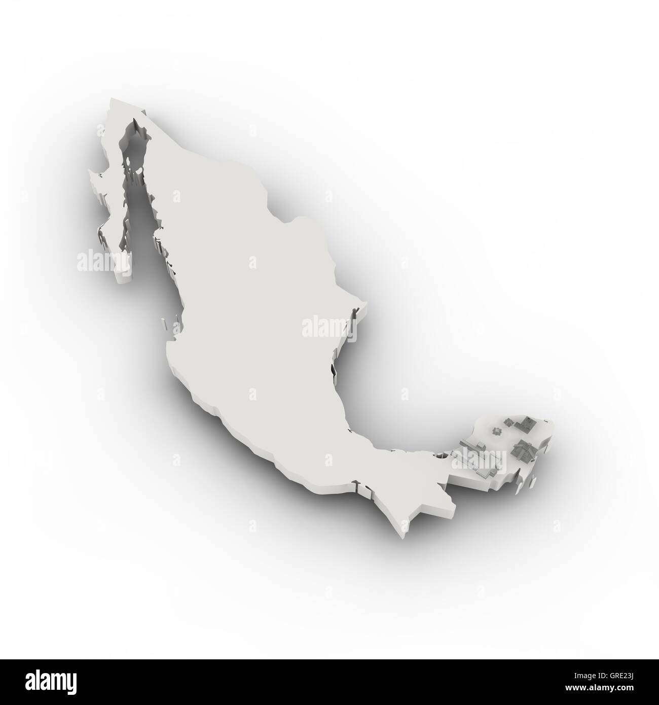 Chichen Itza map 1 Stock Photo - Alamy