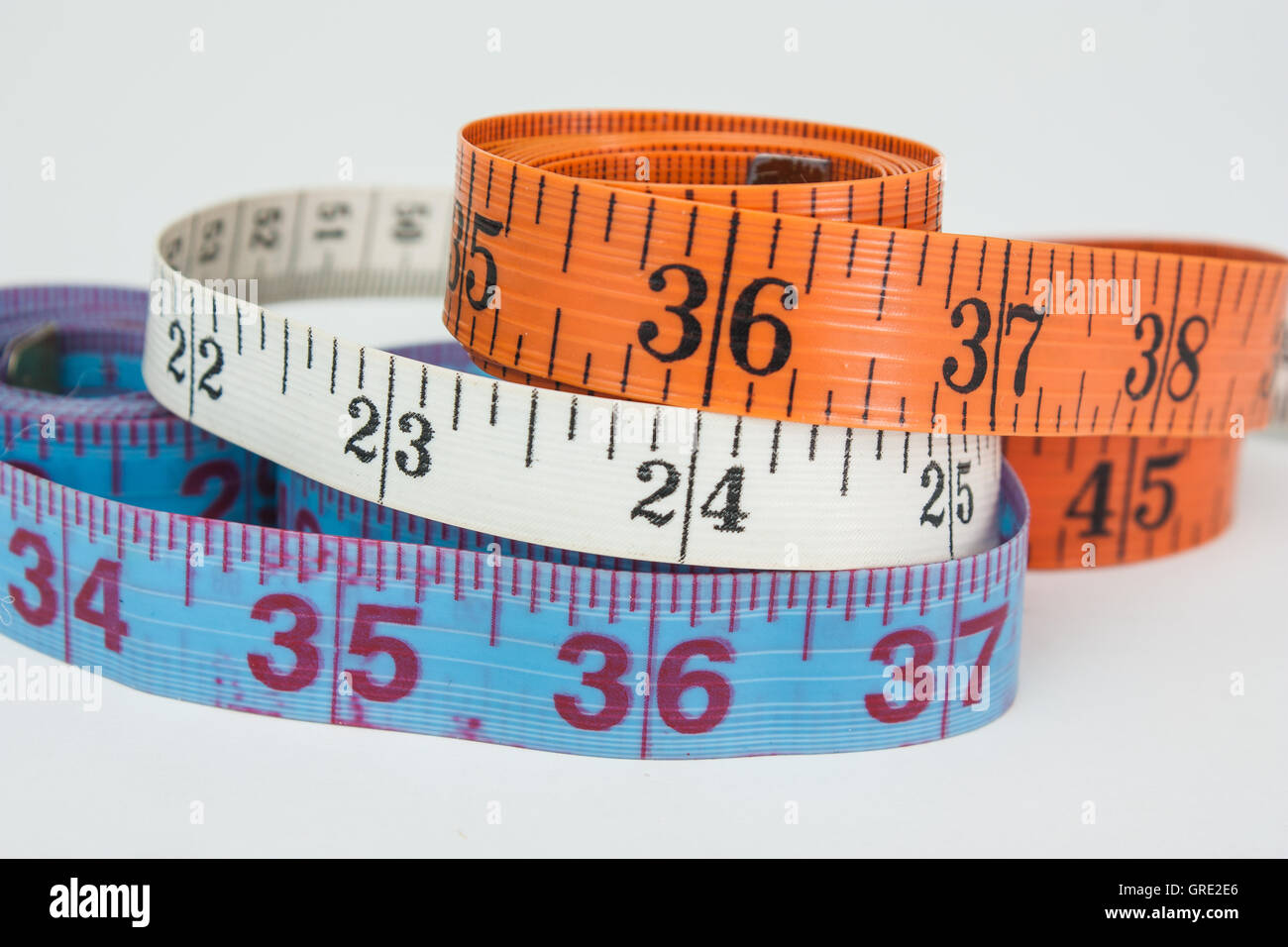 measurement of chest waist and hips Stock Photo - Alamy