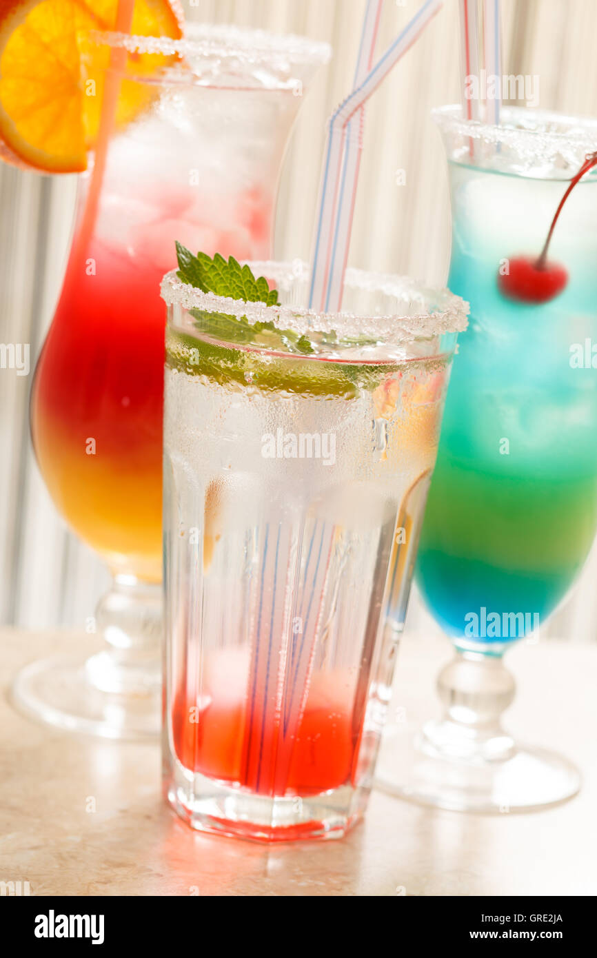 cocktails in the bar Stock Photo - Alamy