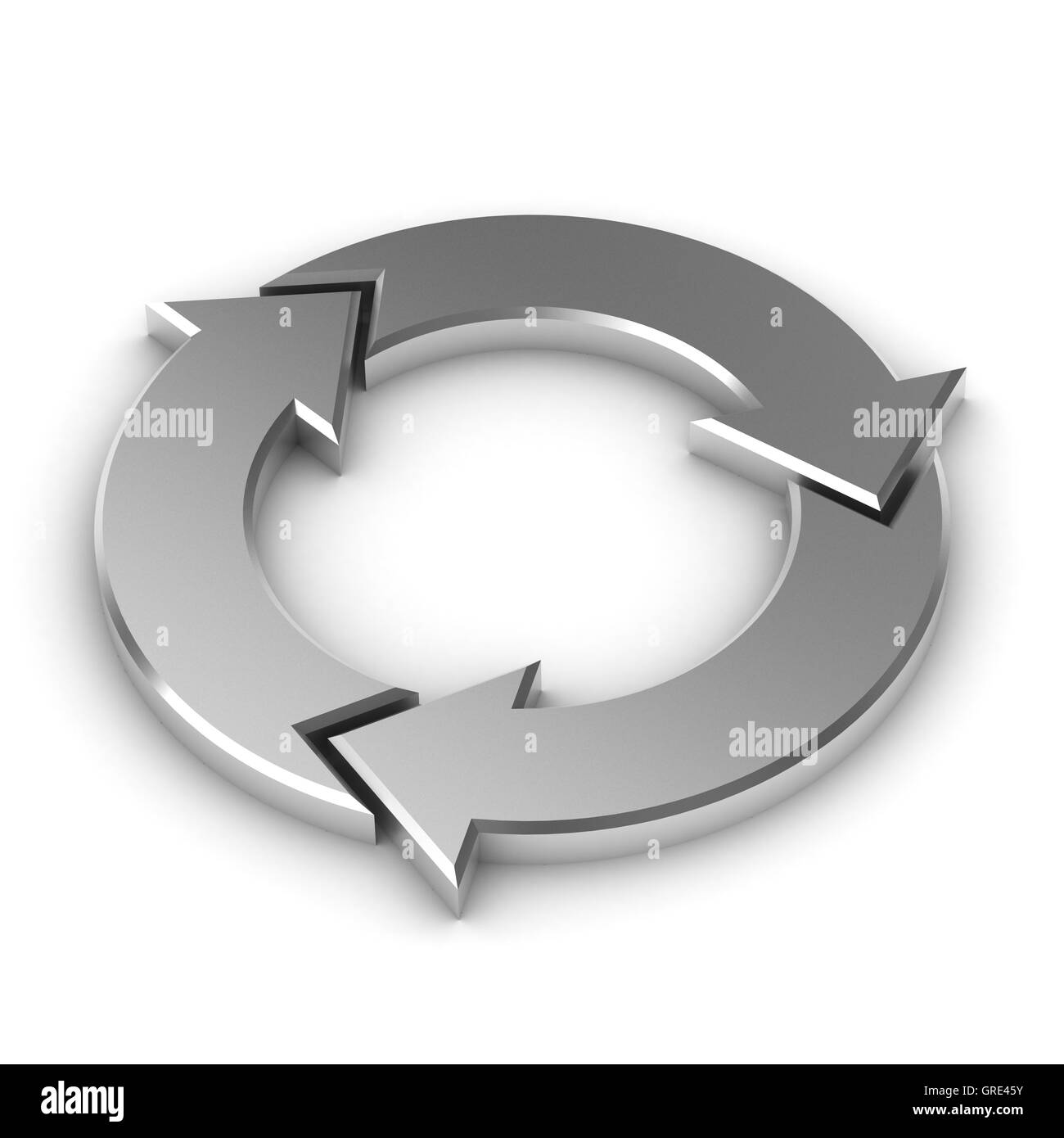 Round arrows circle cycle Black and White Stock Photos & Images - Alamy