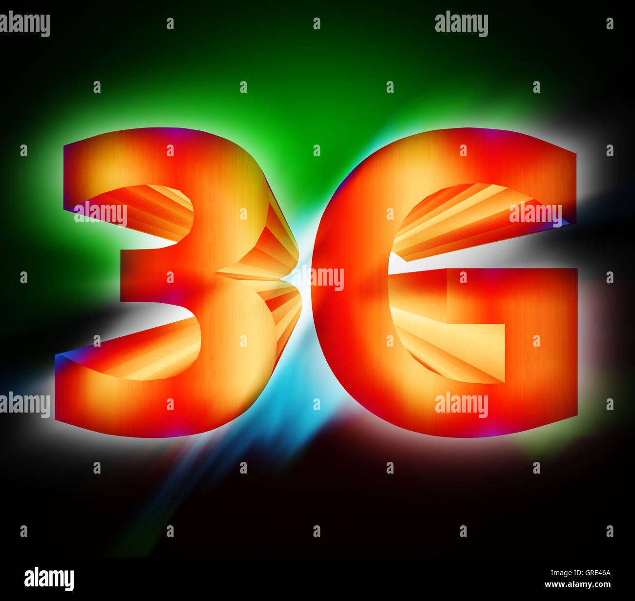 3G network symbol Stock Photo - Alamy