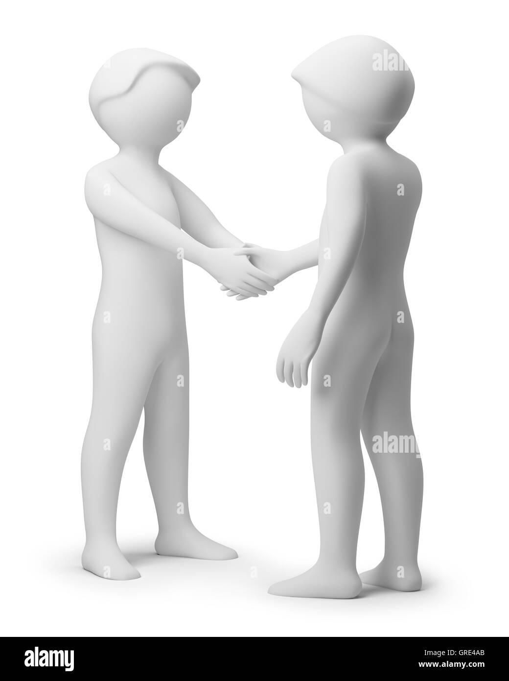 3d people greeting Stock Photo - Alamy