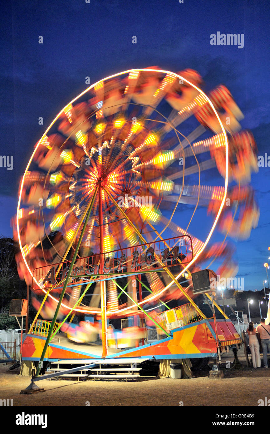 Fun fair roundabout hi-res stock photography and images - Alamy