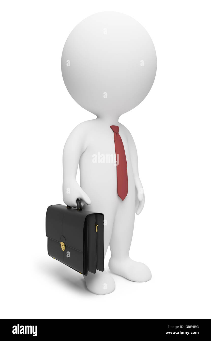 3d small people - businessman Stock Photo - Alamy