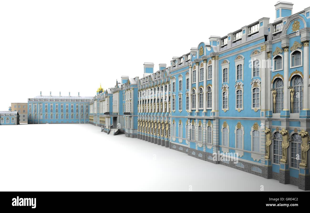 catherine palace 4 Stock Photo - Alamy