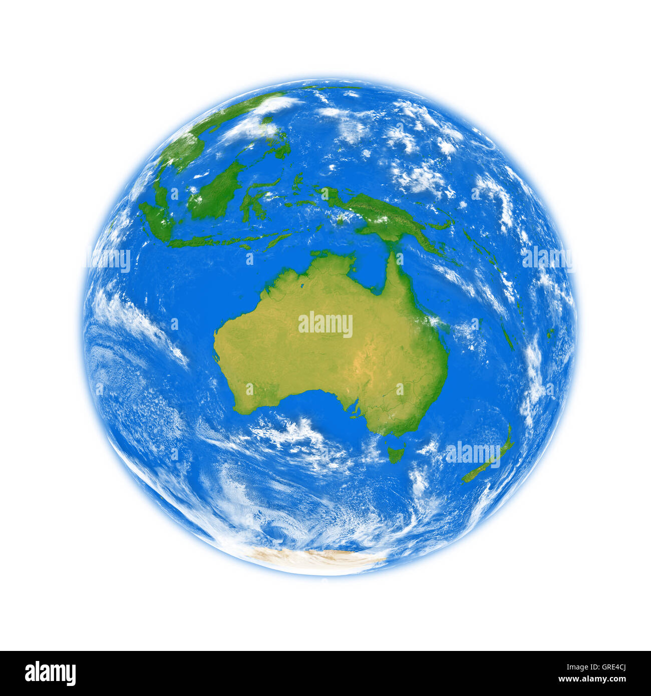 Australia on Earth Stock Photo - Alamy