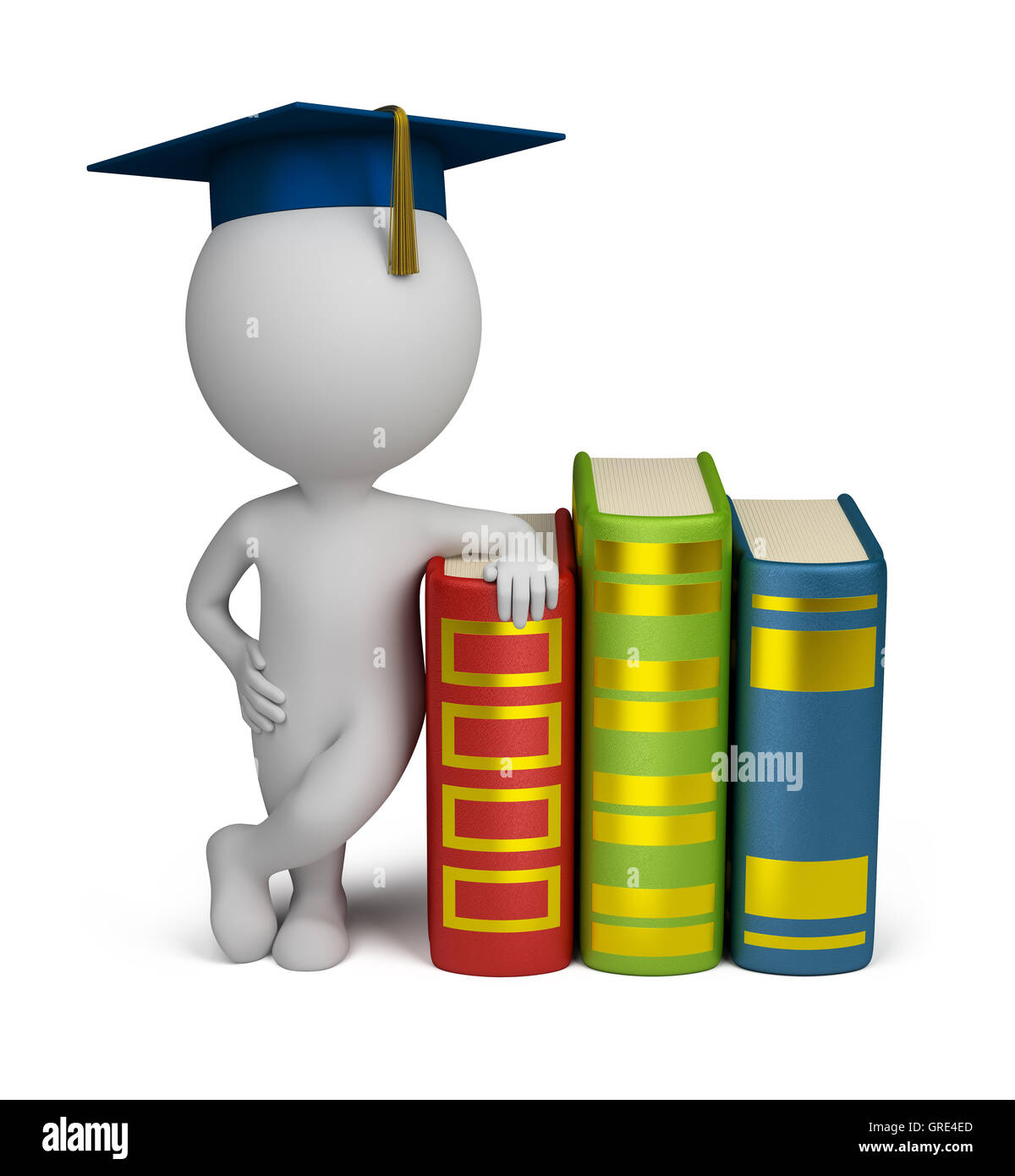 Graduate cap education books hi-res stock photography and images - Alamy