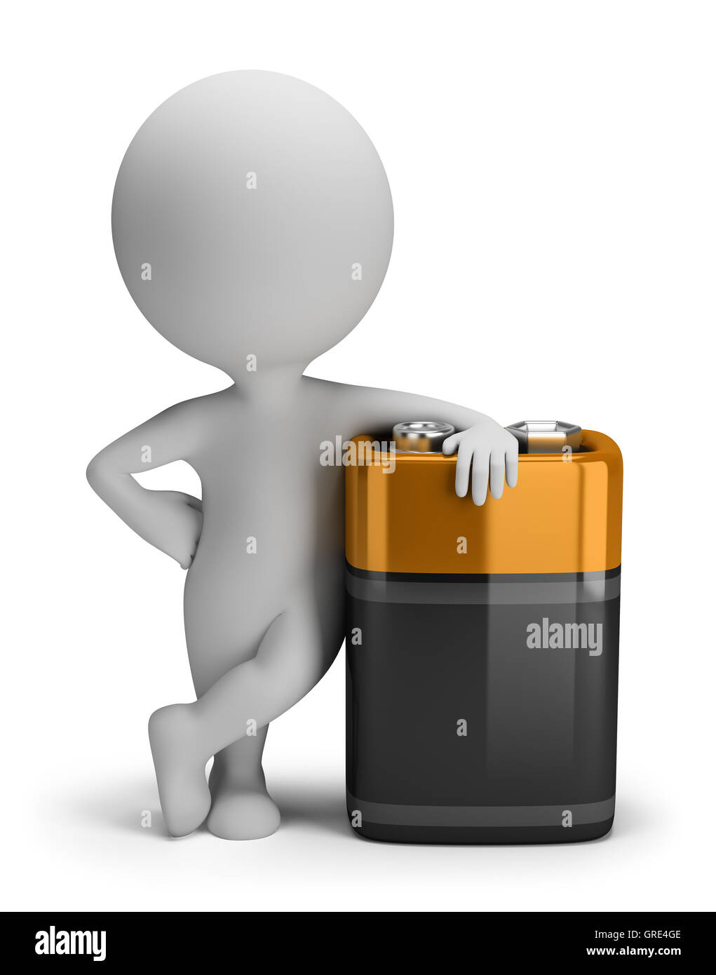 Battery character hi-res stock photography and images - Alamy