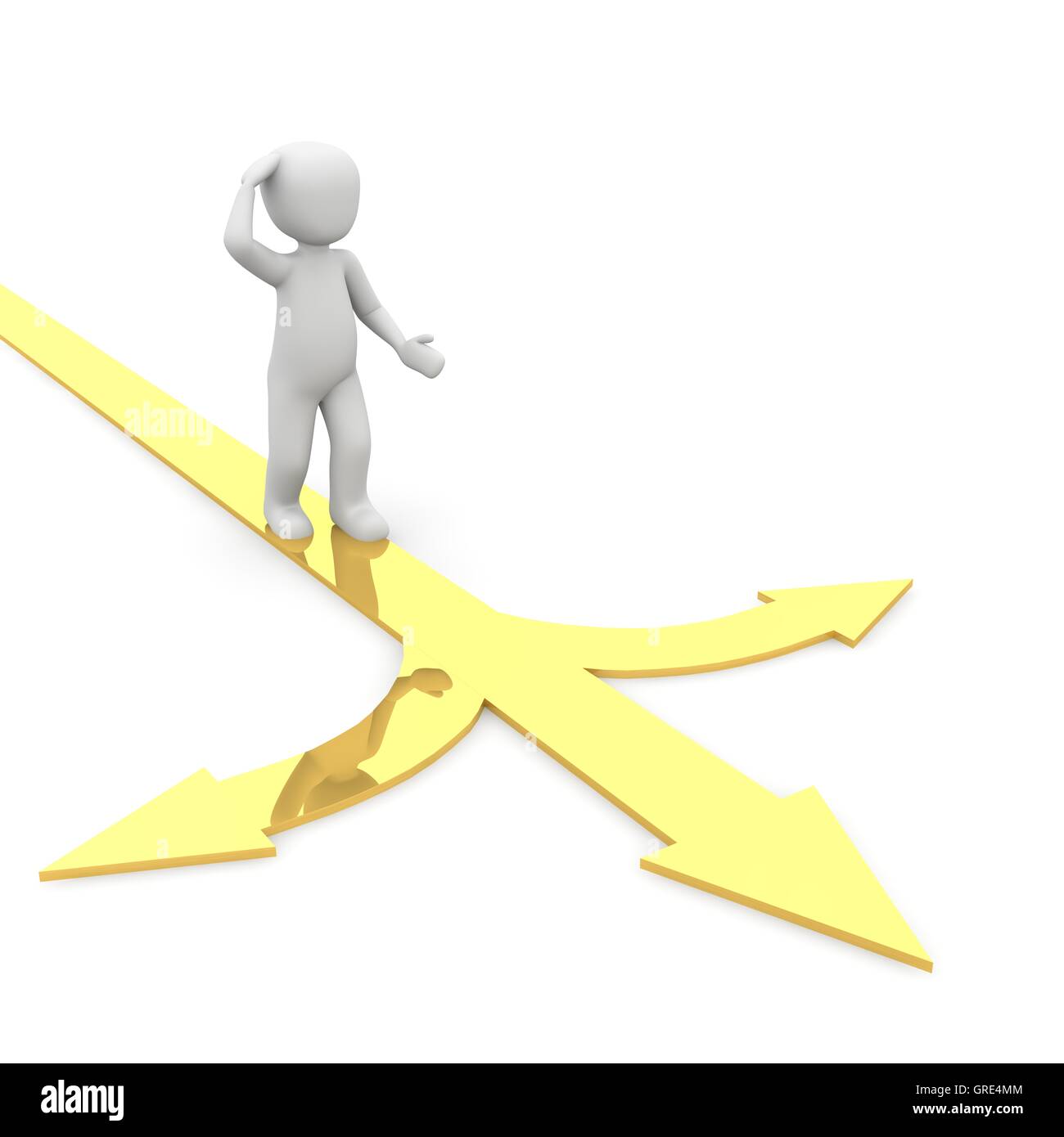 Walking directions Cut Out Stock Images & Pictures - Alamy