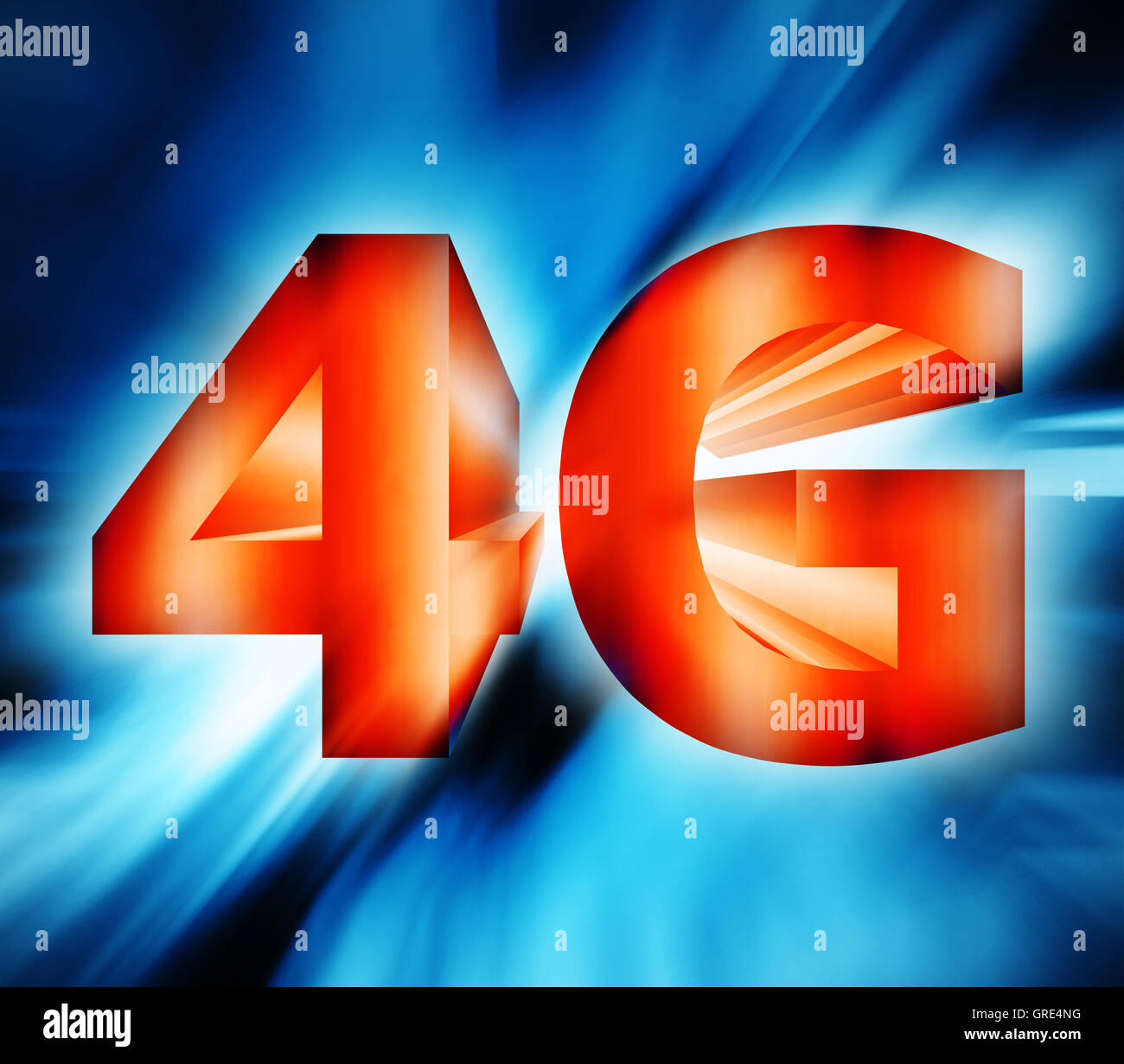 4G network symbol Stock Photo - Alamy