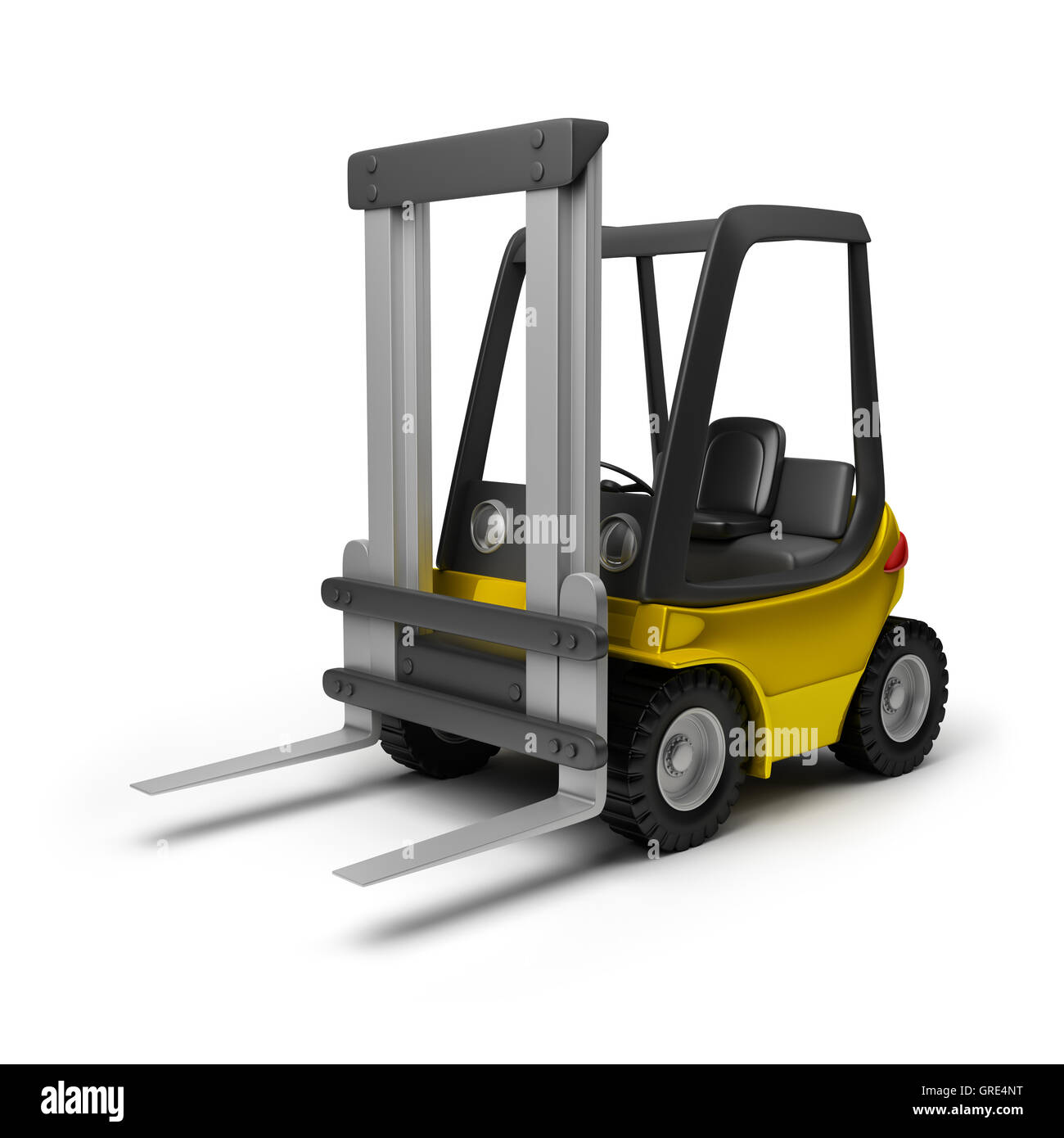 Hydraulic forklift Cut Out Stock Images & Pictures - Alamy