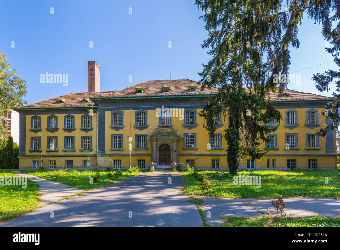 Cserhati Szandor Collegium in Mosonmagyarovar, Hungary Stock Photo - Alamy