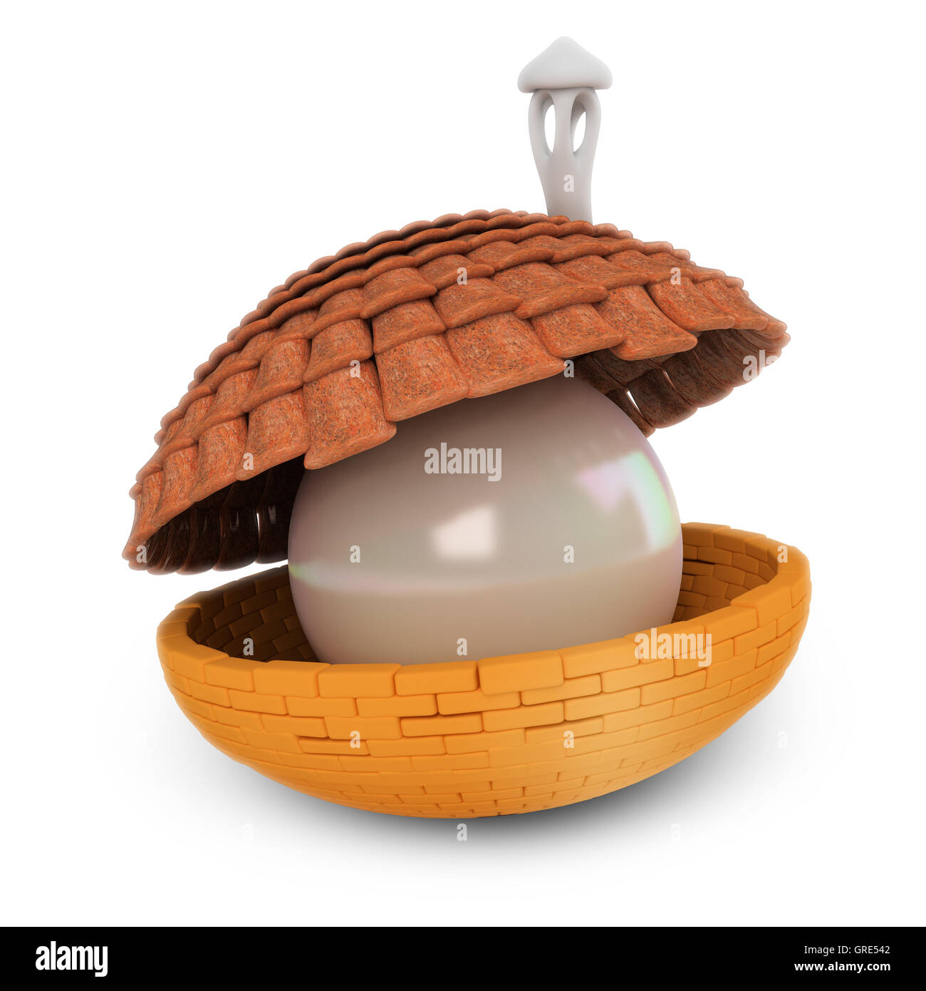 Pearl house Cut Out Stock Images & Pictures - Alamy