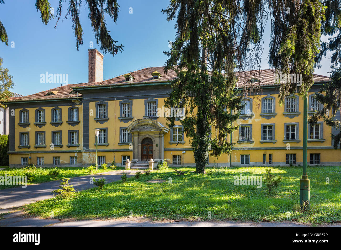 Cserhati Szandor Collegium in Mosonmagyarovar, Hungary Stock Photo - Alamy