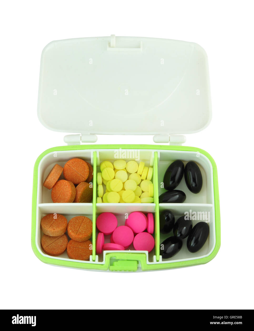 Seven day pill container hi-res stock photography and images - Alamy