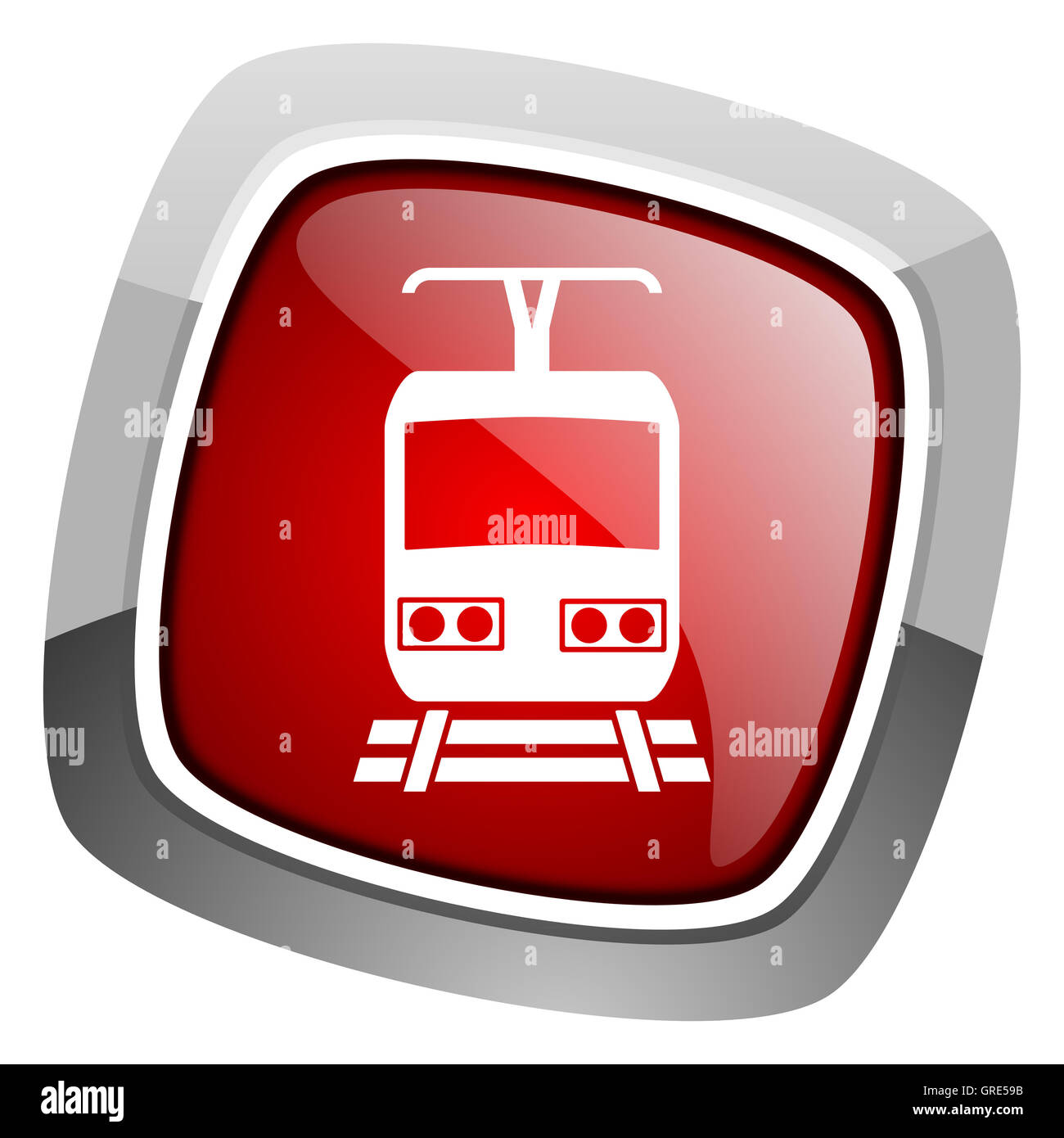 Silver line train Cut Out Stock Images & Pictures - Alamy
