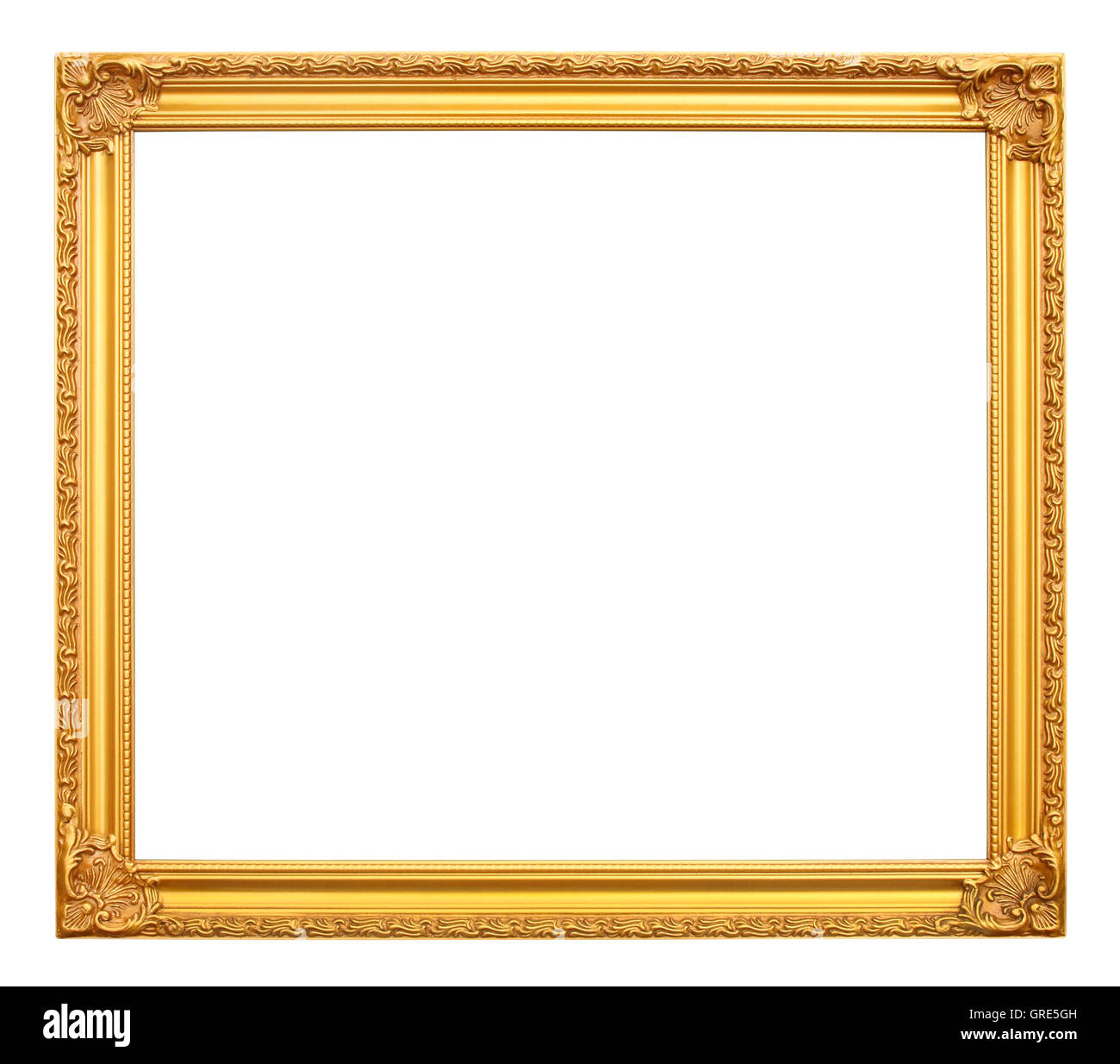 golden picture frame Stock Photo - Alamy