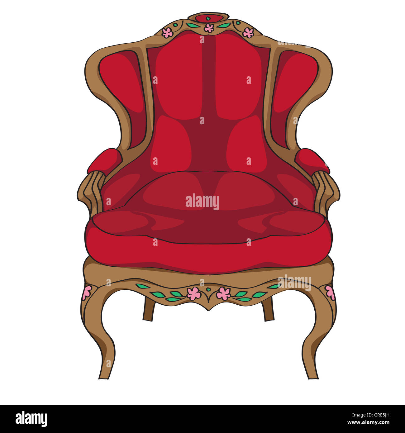 Victorian furniture drawing hi-res stock photography and images - Alamy