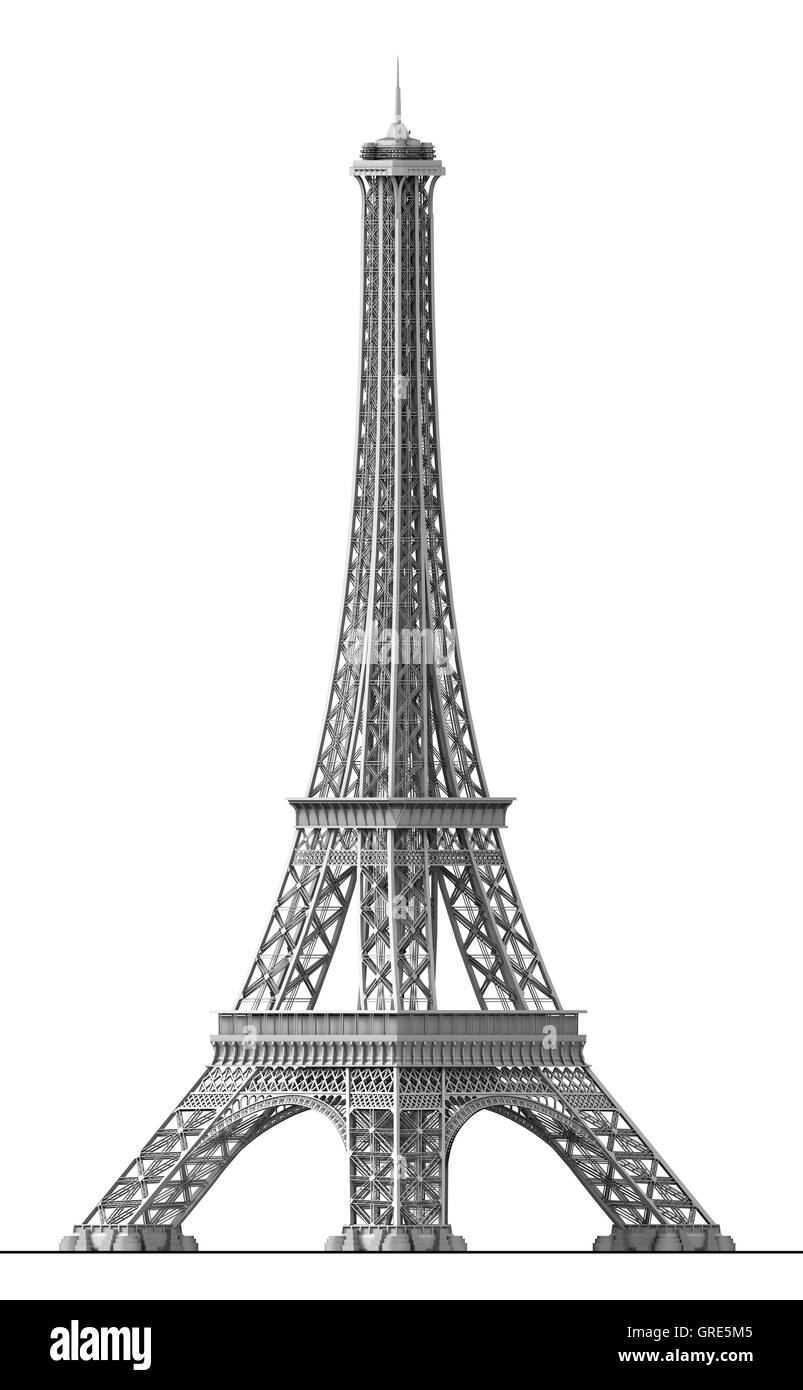 eiffel tower 3 Stock Photo - Alamy