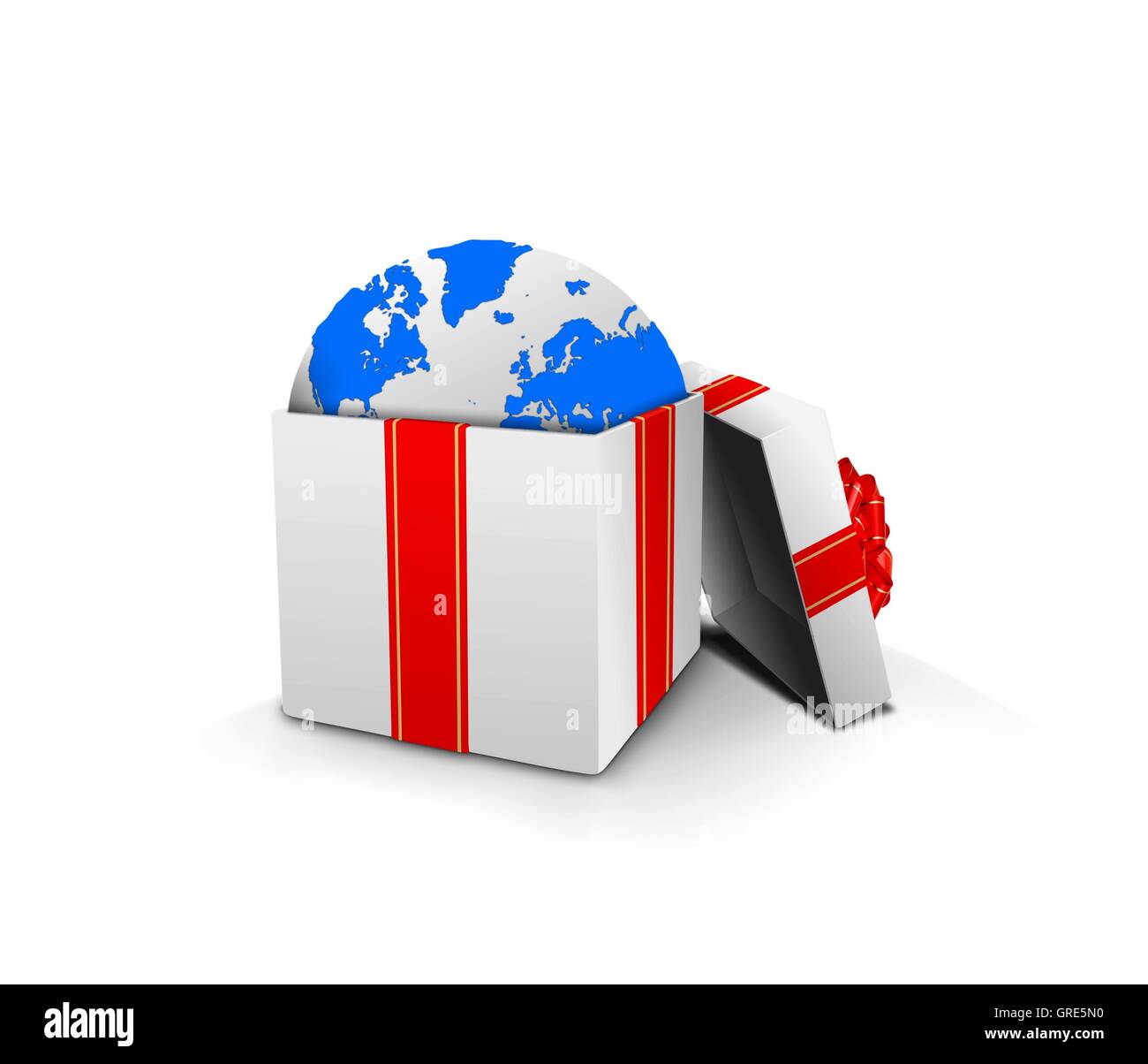 Earth ribbon Cut Out Stock Images & Pictures - Alamy