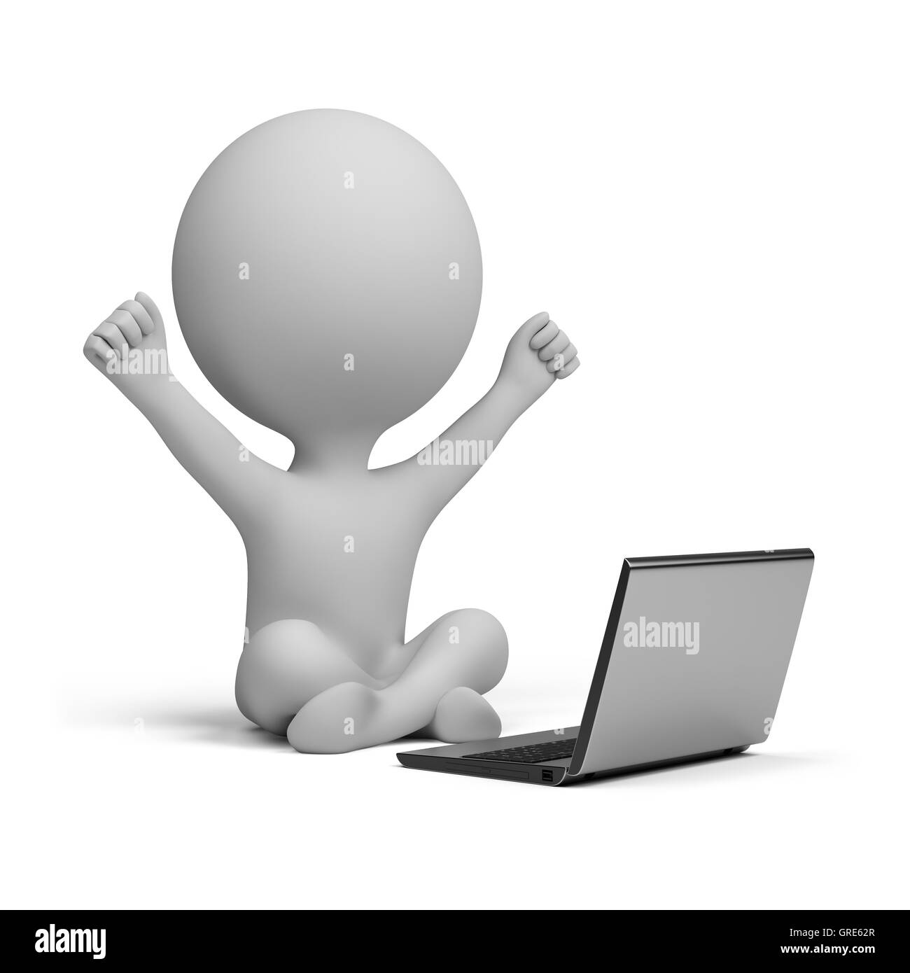 Successful guy in background Black and White Stock Photos & Images - Alamy