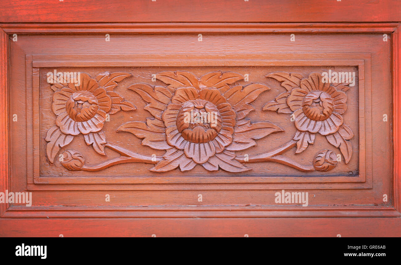 Decorative wood structure carved hi-res stock photography and images ...
