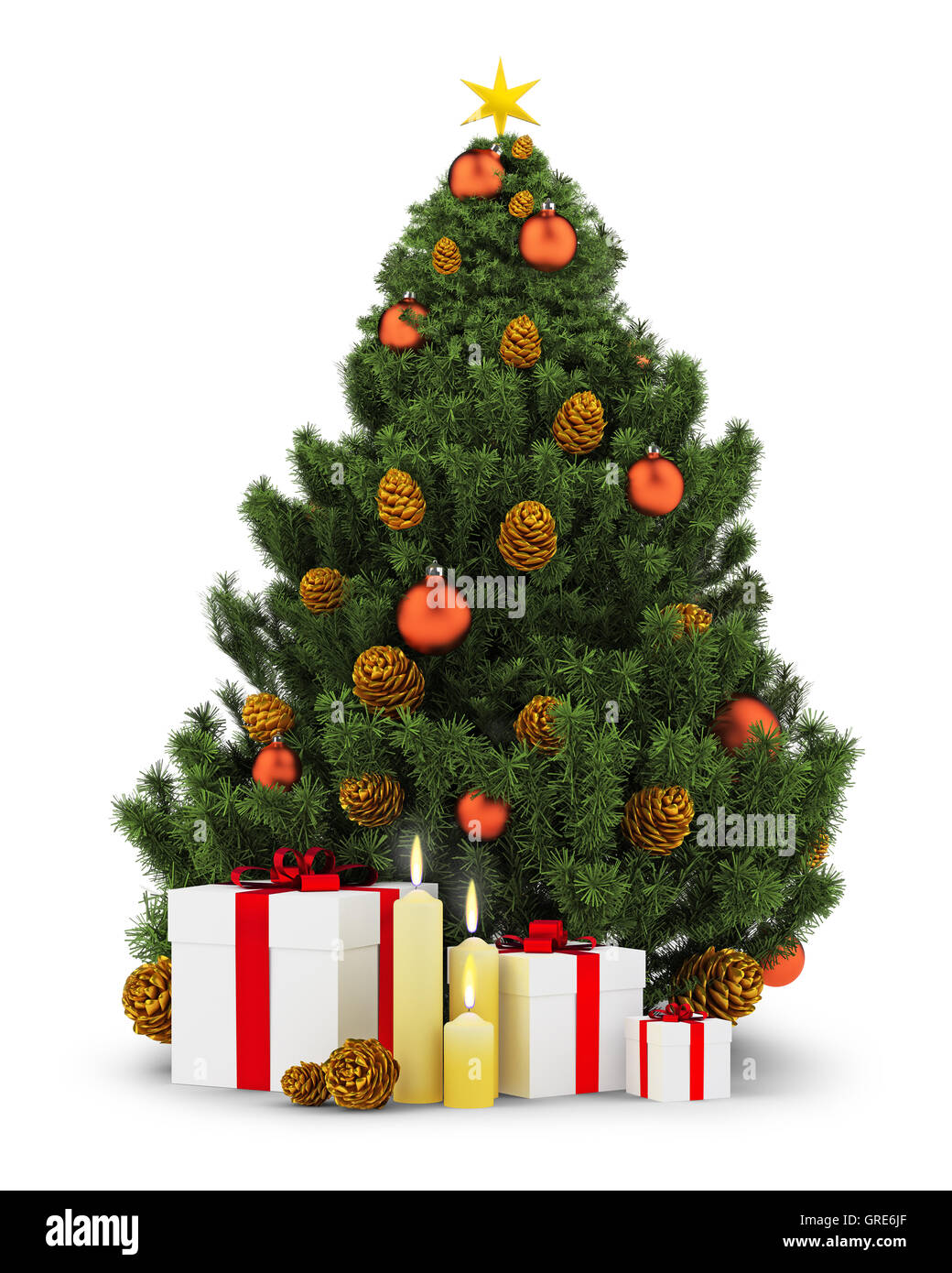 New Year tree 02 Stock Photo - Alamy