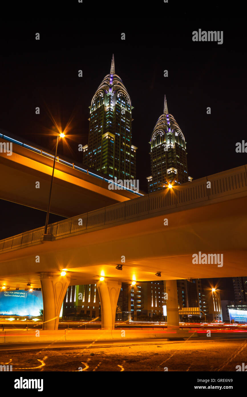 Nightlife in Dubai. UAE. November 18, 2012 Stock Photo - Alamy