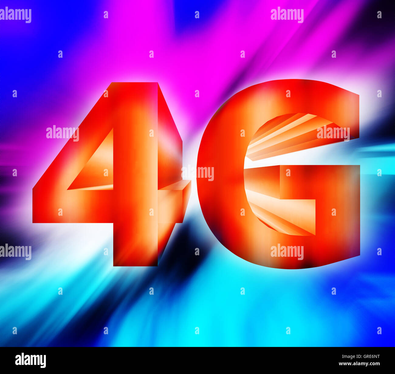 4G network symbol Stock Photo - Alamy