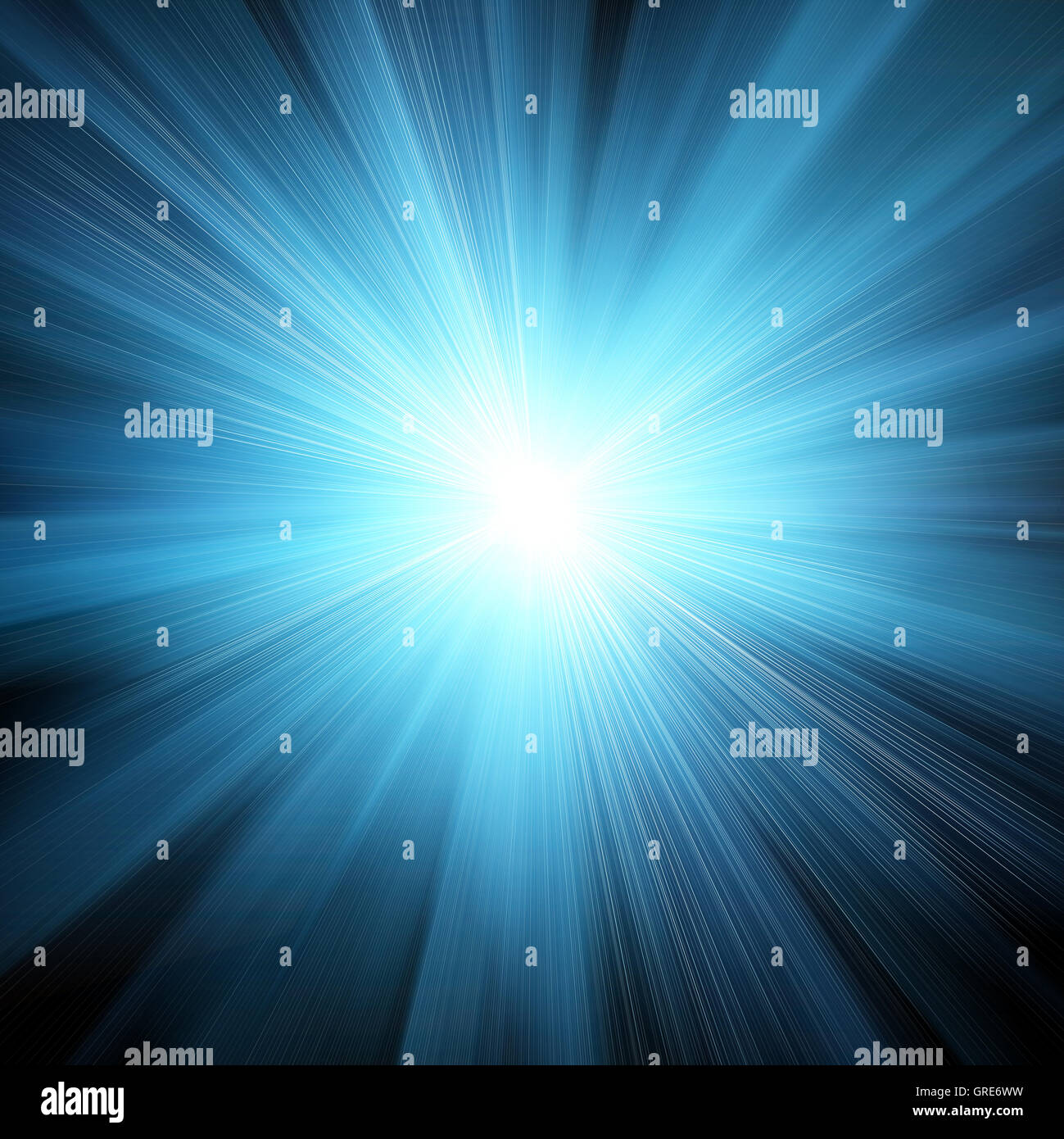 abstract background with blurred magic neon blue light rays Stock Photo ...