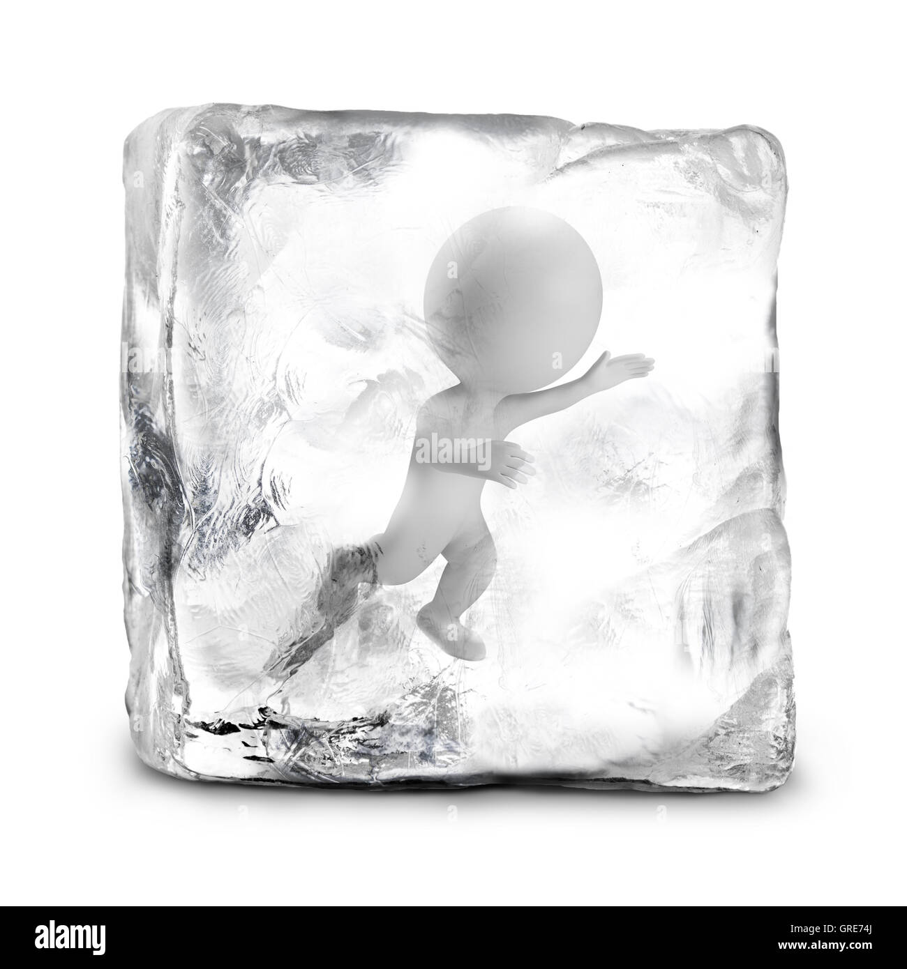Frozen ice abstract Cut Out Stock Images & Pictures - Alamy