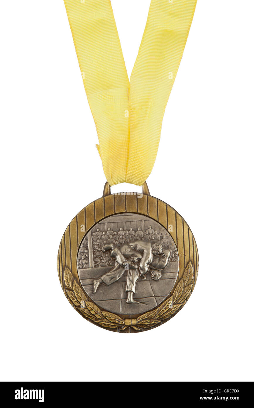 Old medal isolated Stock Photo - Alamy