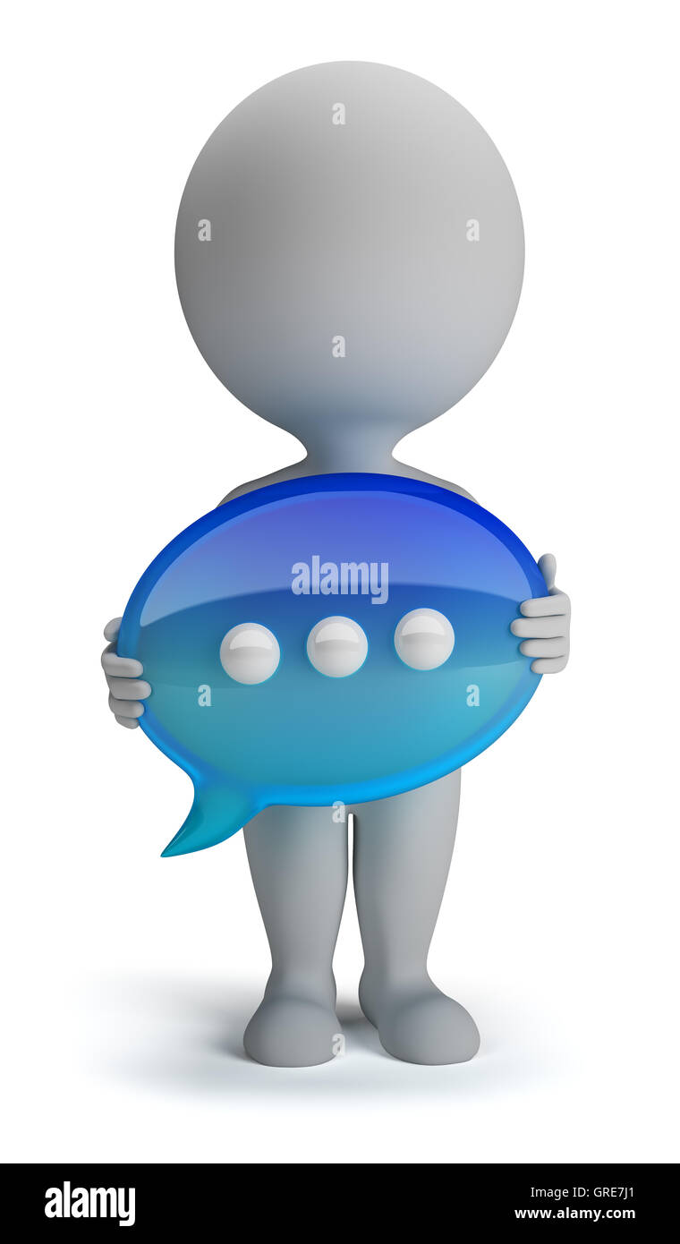 3d people conversation hi-res stock photography and images - Alamy
