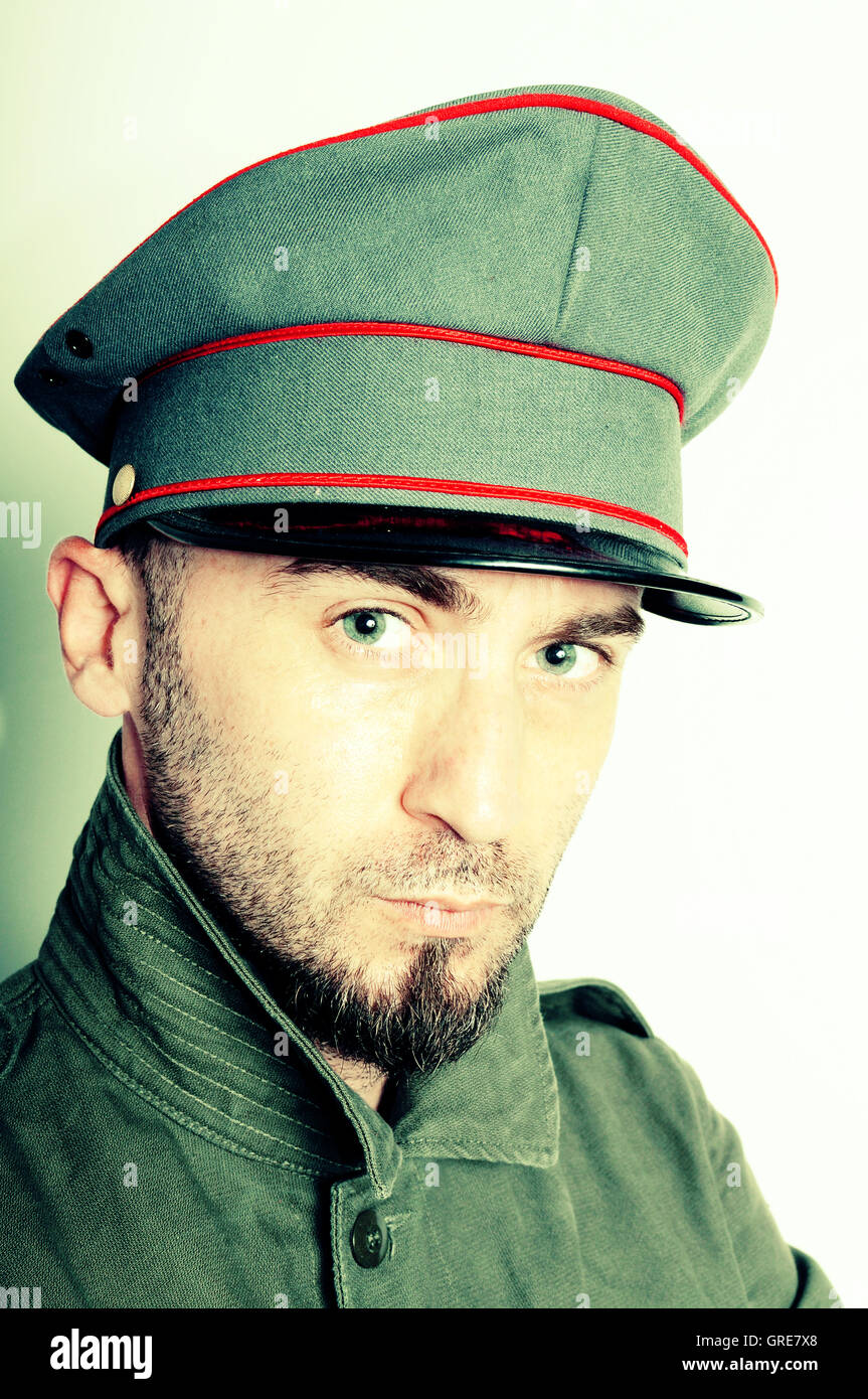 German officer cap hi-res stock photography and images - Alamy