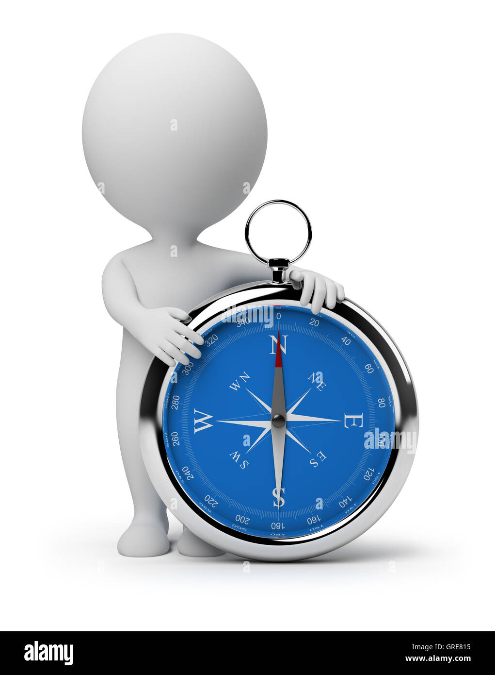 3d render compass hi-res stock photography and images - Alamy