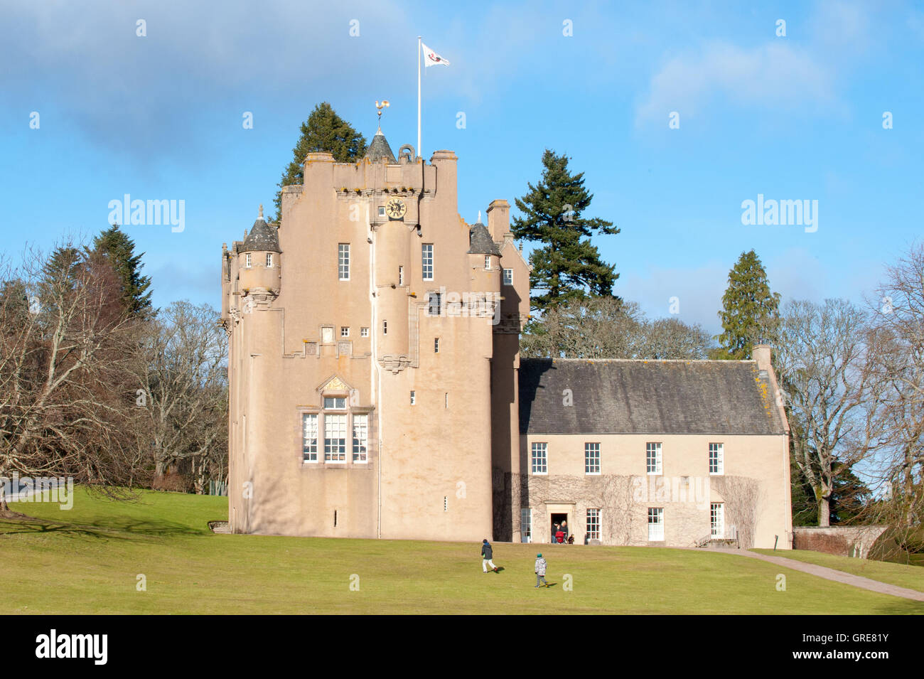 Crathes Castle in Aberdeenshire, Scotland Stock Photo - Alamy
