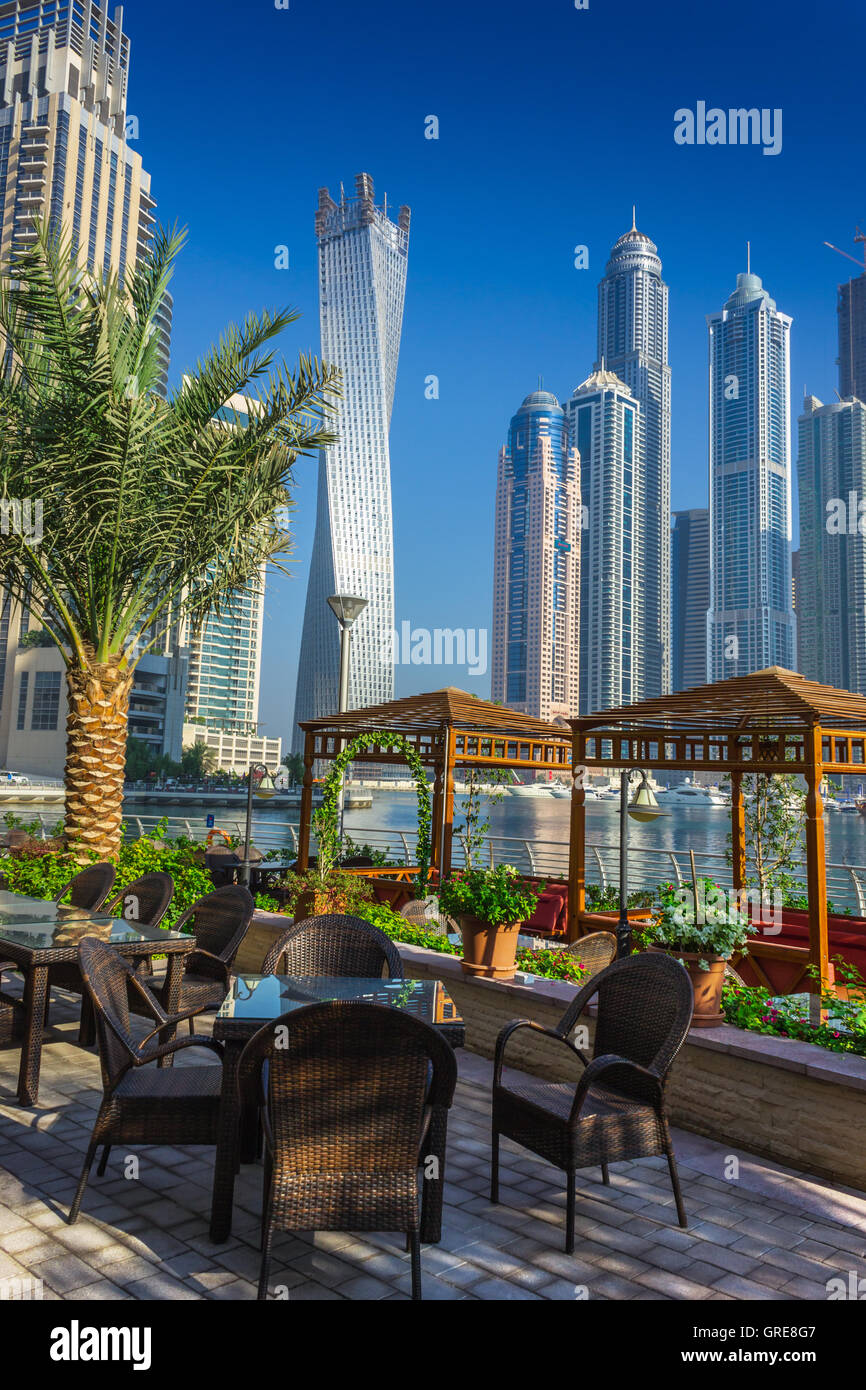 High rise buildings and streets in Dubai, UAE Stock Photo - Alamy
