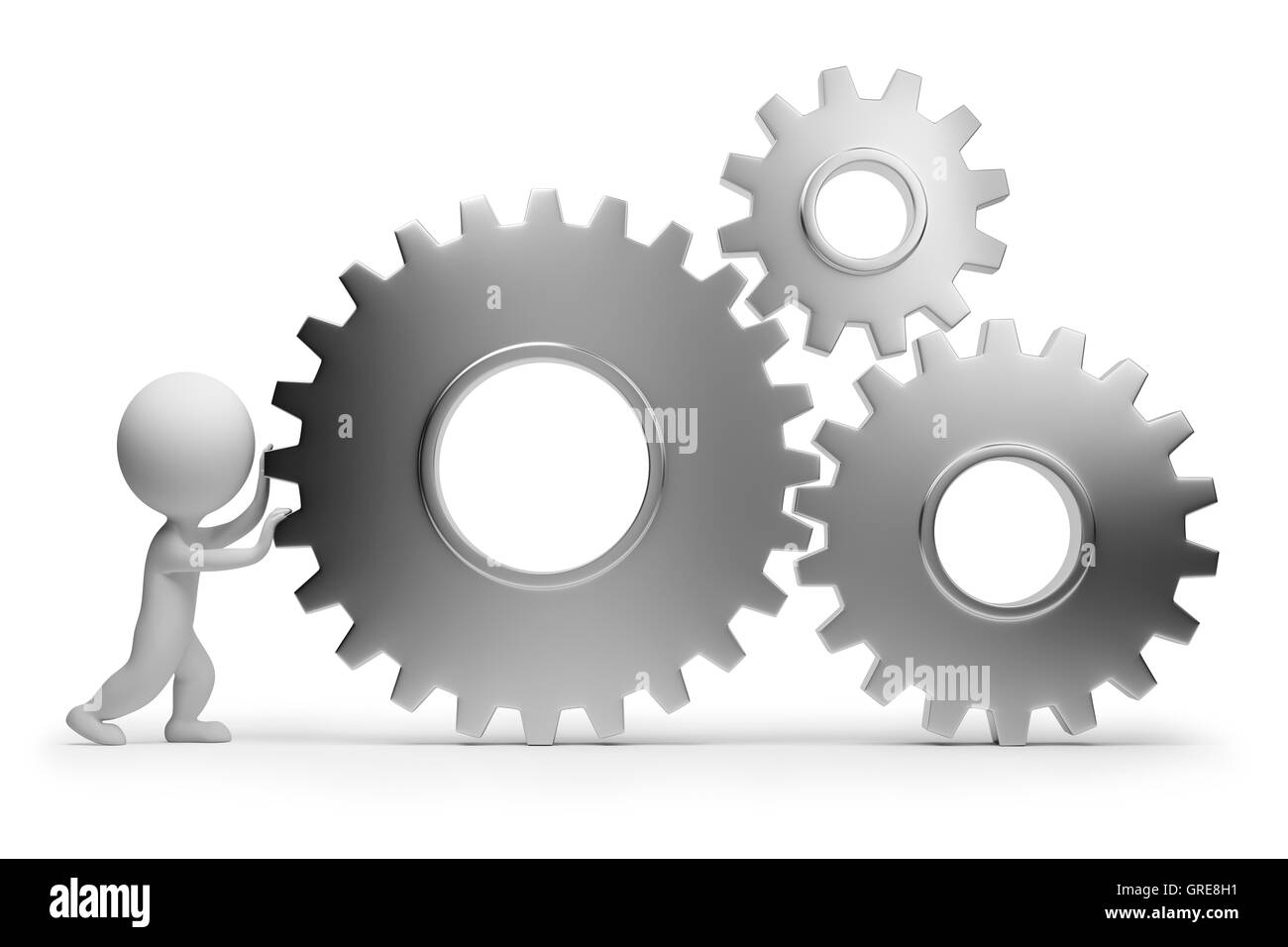 3d small people rolls hi-res stock photography and images - Alamy